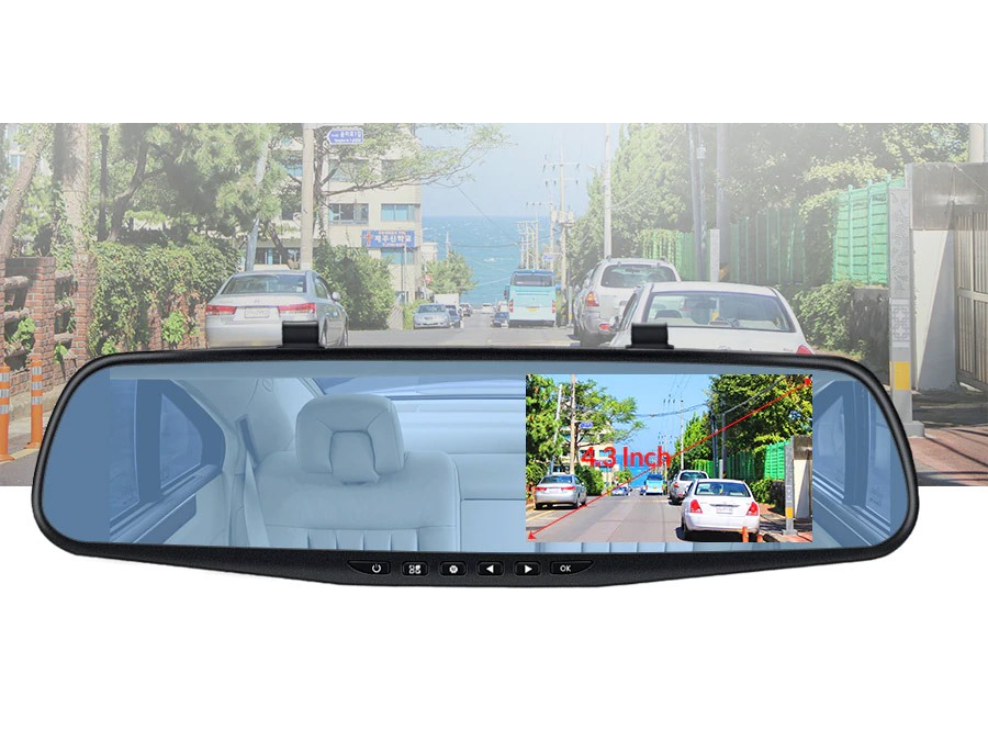 Pametni retrovizor sa 2 kamere za vozilo – Zvezdica Shop