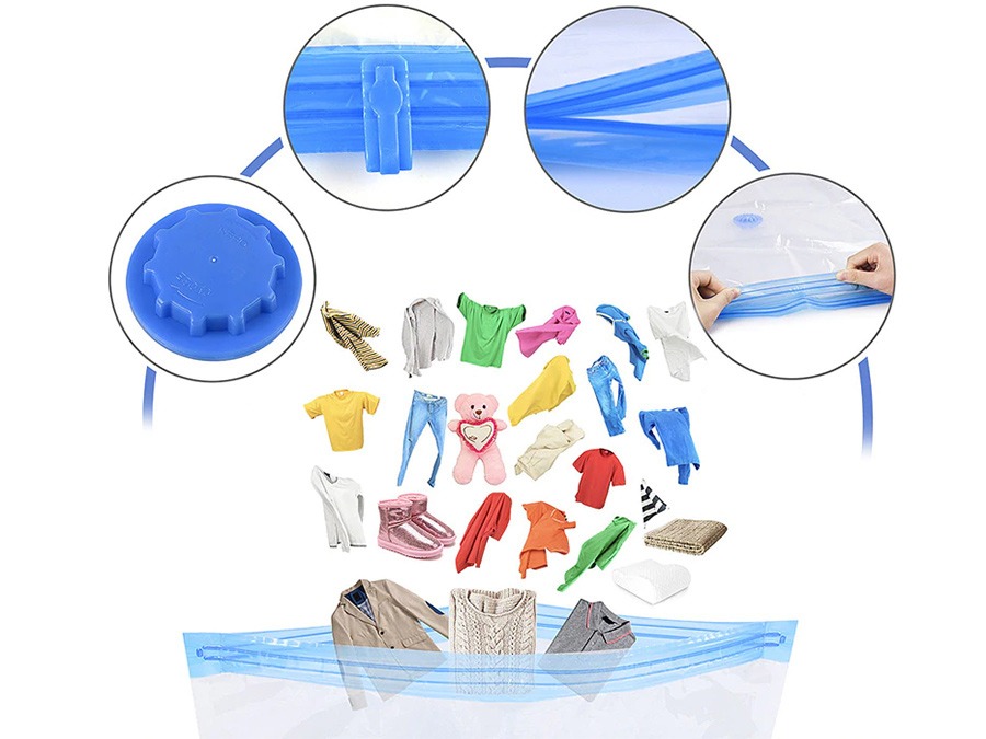 Compress vakum kese - paket 5+3 – Zvezdica Shop